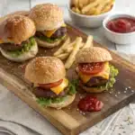 Mini burger sliders with bold low carb flavor